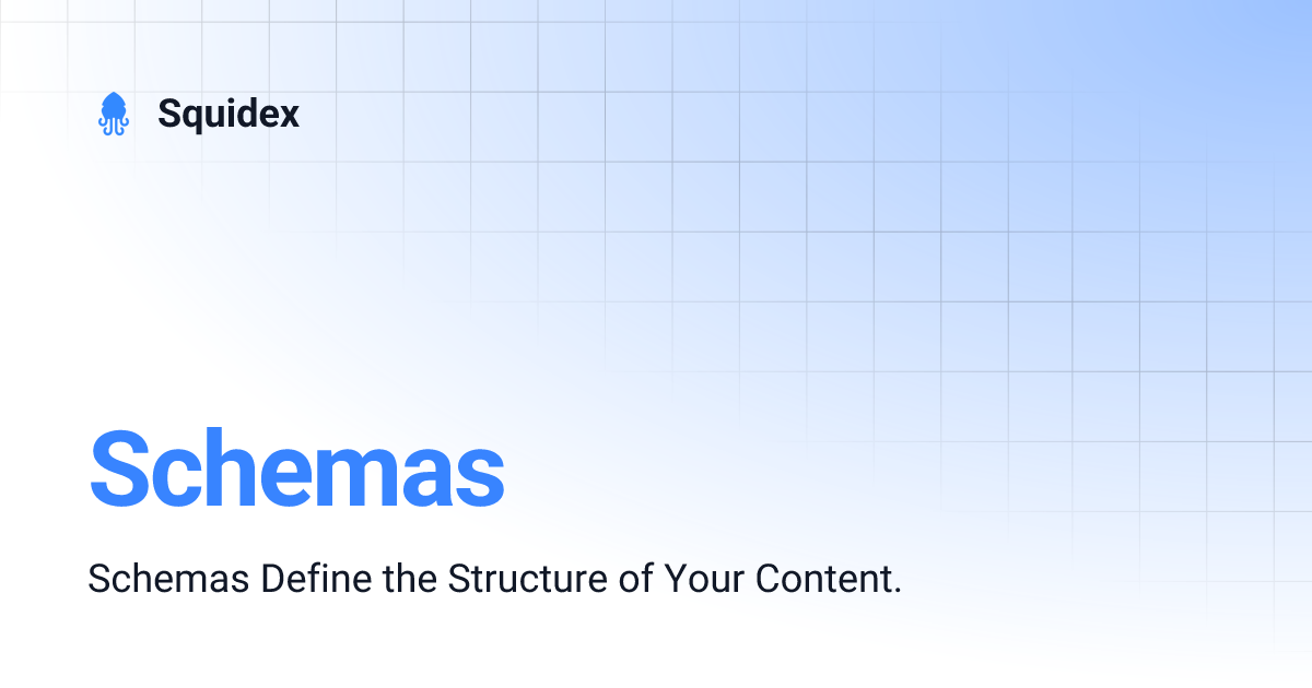 Schemas | Squidex