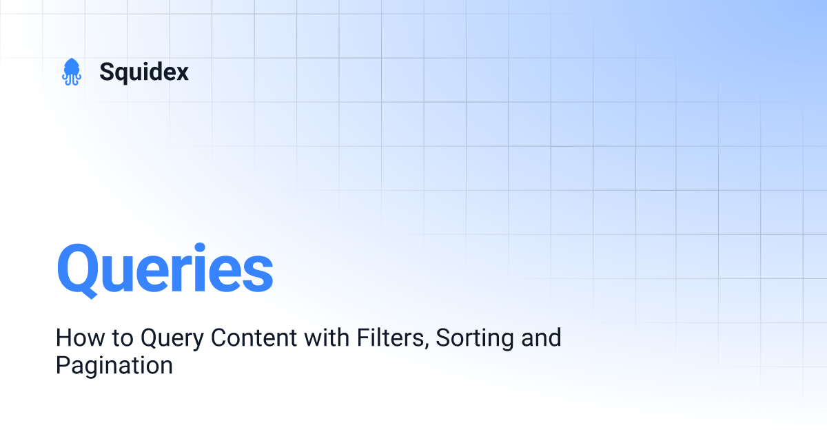 Queries | Squidex