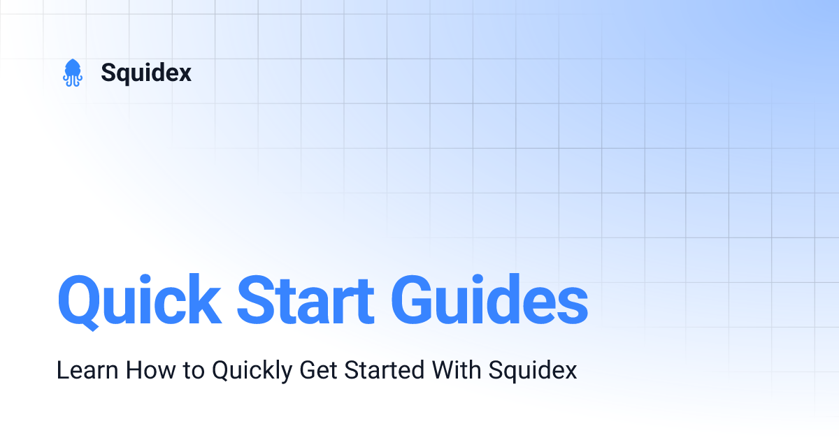 Quick Start Guides | Squidex